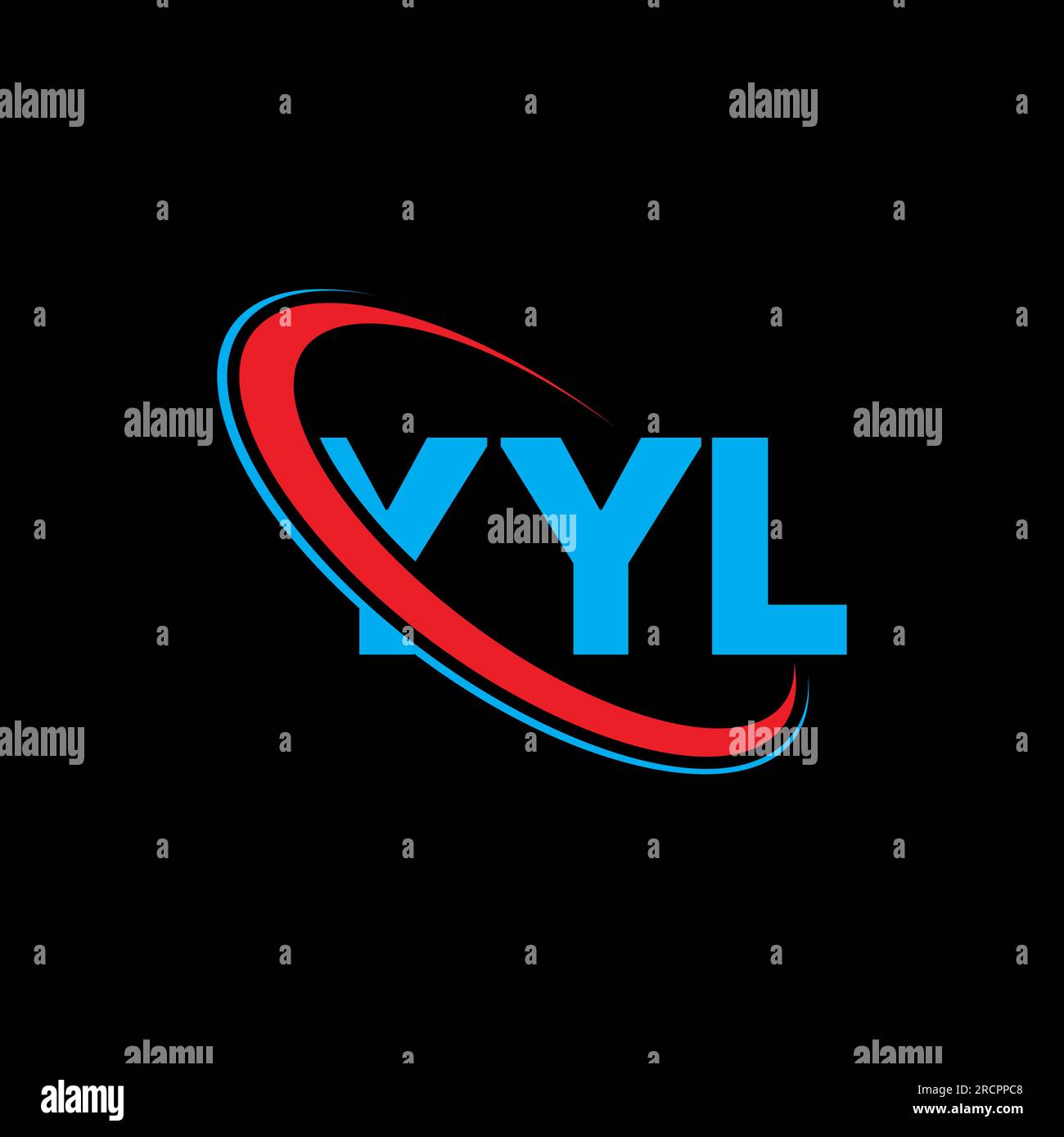 YYL logo. YYL letter. YYL letter logo design. Initials YYL logo linked ...