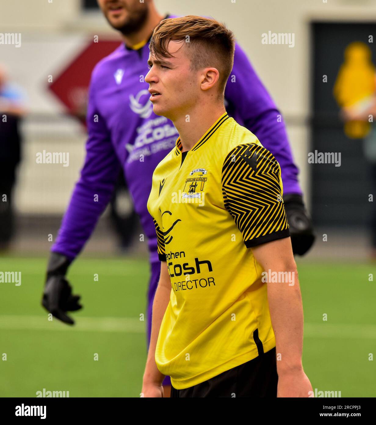 Ewan McCoubrey - H&W Welders Vs Linfield, Saturday 15th July 2023 ...