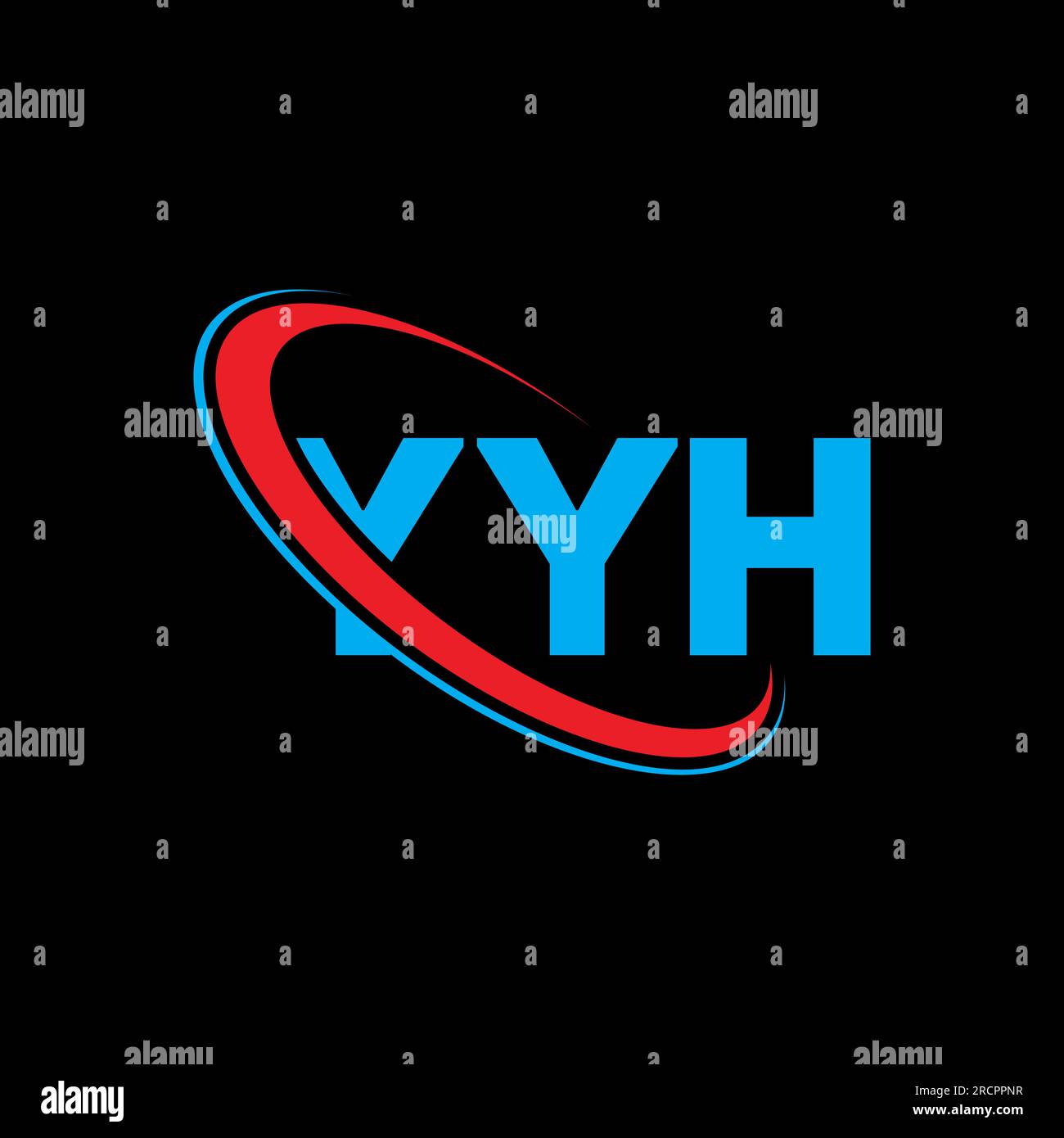 YYH logo. YYH letter. YYH letter logo design. Initials YYH logo linked ...