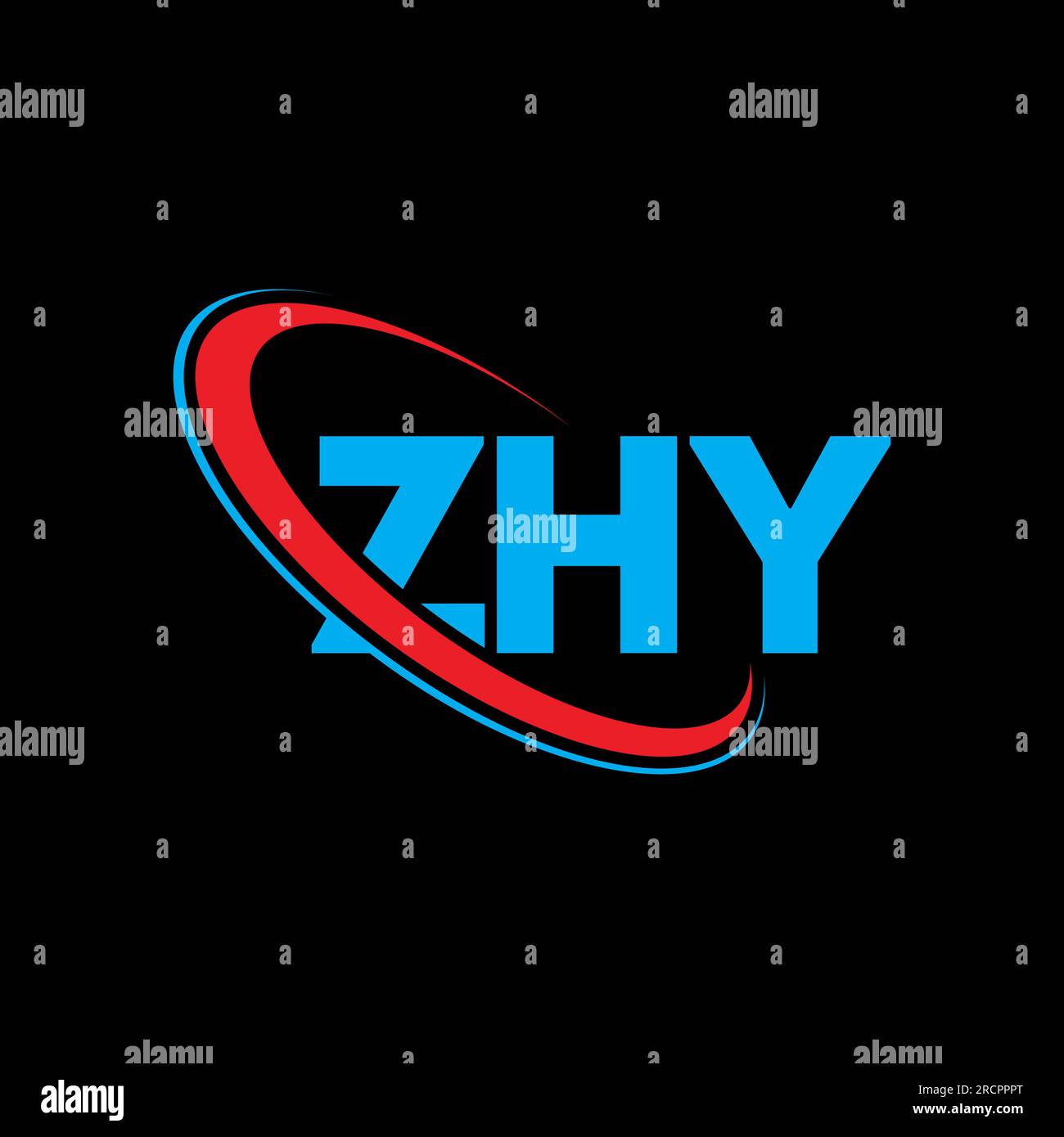 ZHY logo. ZHY letter. ZHY letter logo design. Initials ZHY logo linked ...