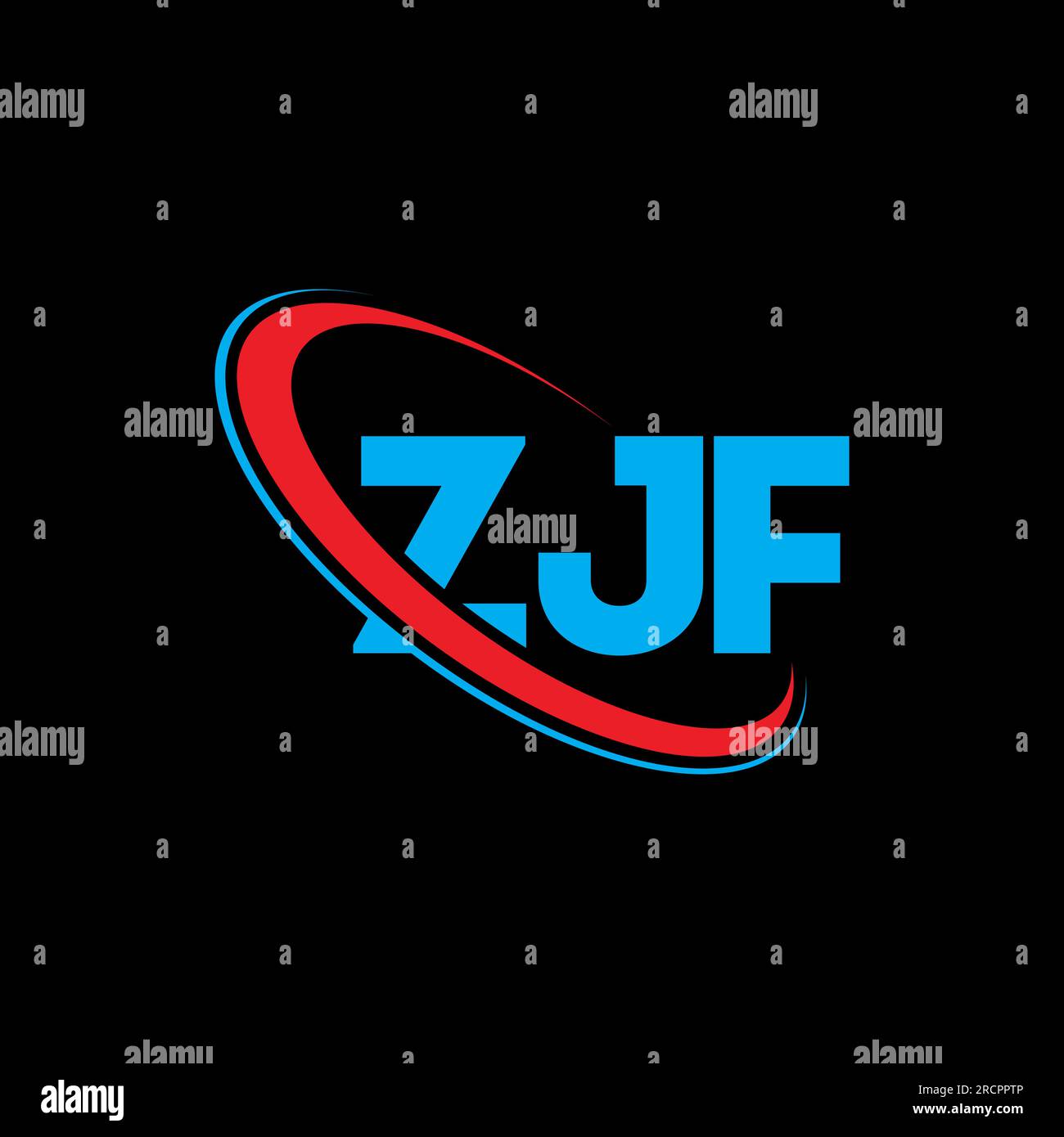 ZJF logo. ZJF letter. ZJF letter logo design. Initials ZJF logo linked ...