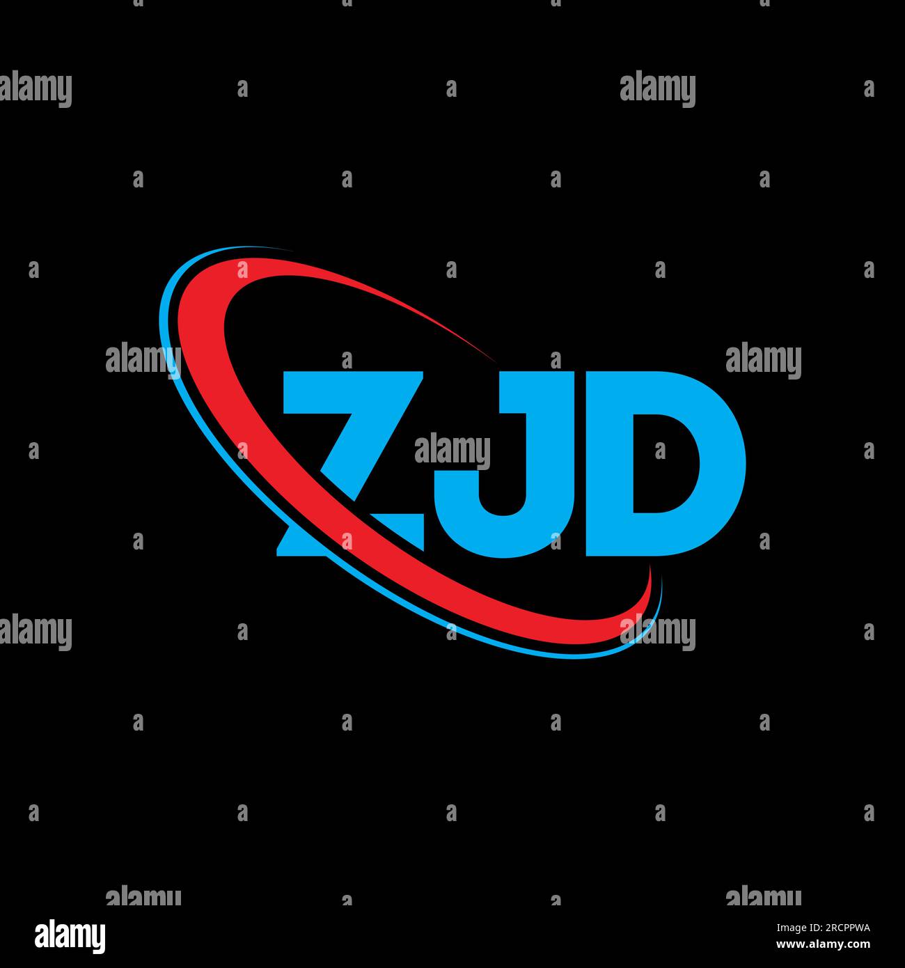 ZJD logo. ZJD letter. ZJD letter logo design. Initials ZJD logo linked ...