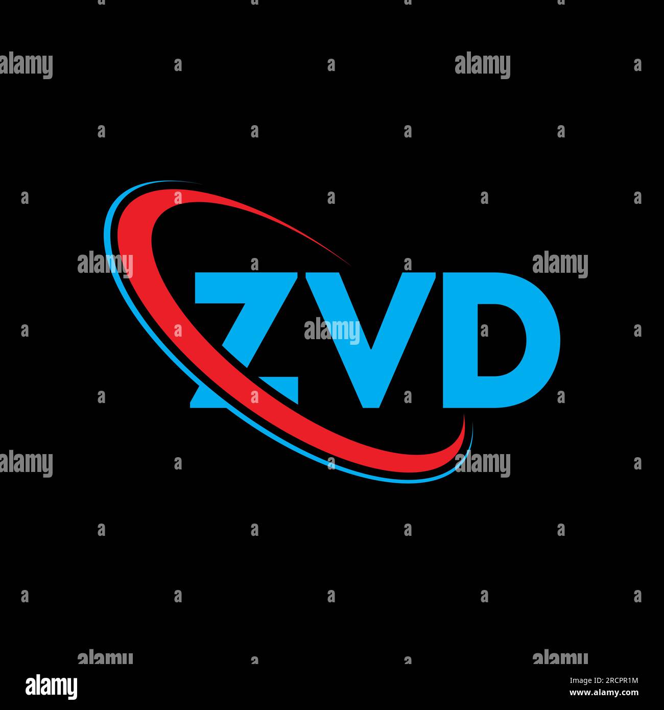 ZVD logo. ZVD letter. ZVD letter logo design. Initials ZVD logo linked ...