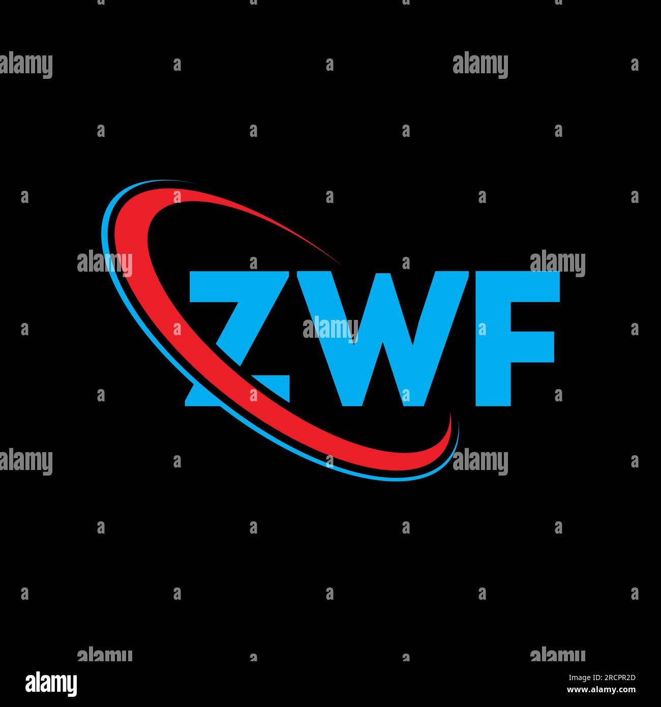 ZWF logo. ZWF letter. ZWF letter logo design. Initials ZWF logo linked ...