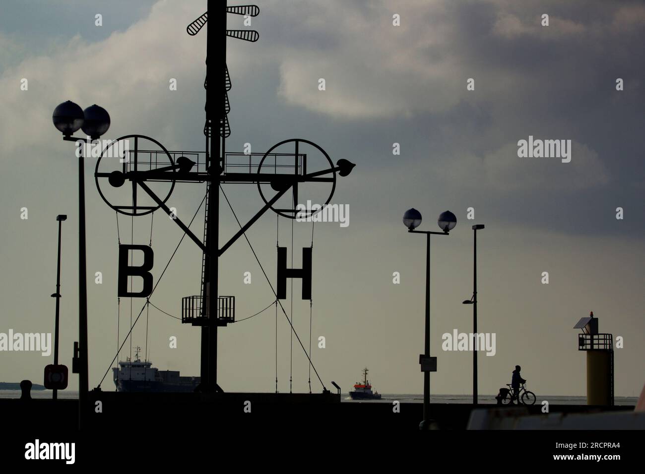 Semaphor, Bremerhaven, Germany Stock Photo - Alamy