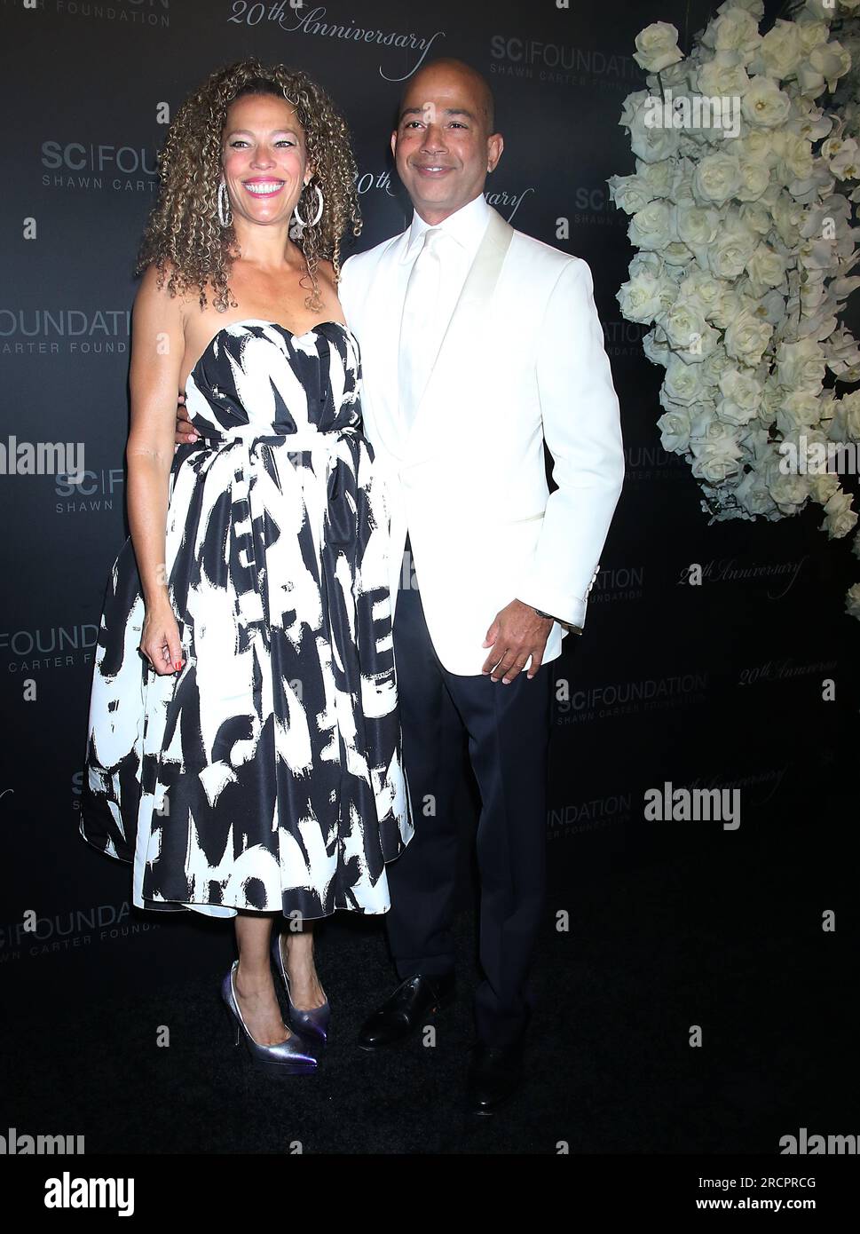 New York, NY, USA. 14th July, 2023. Chanda Gibson and Scott Mills at ...