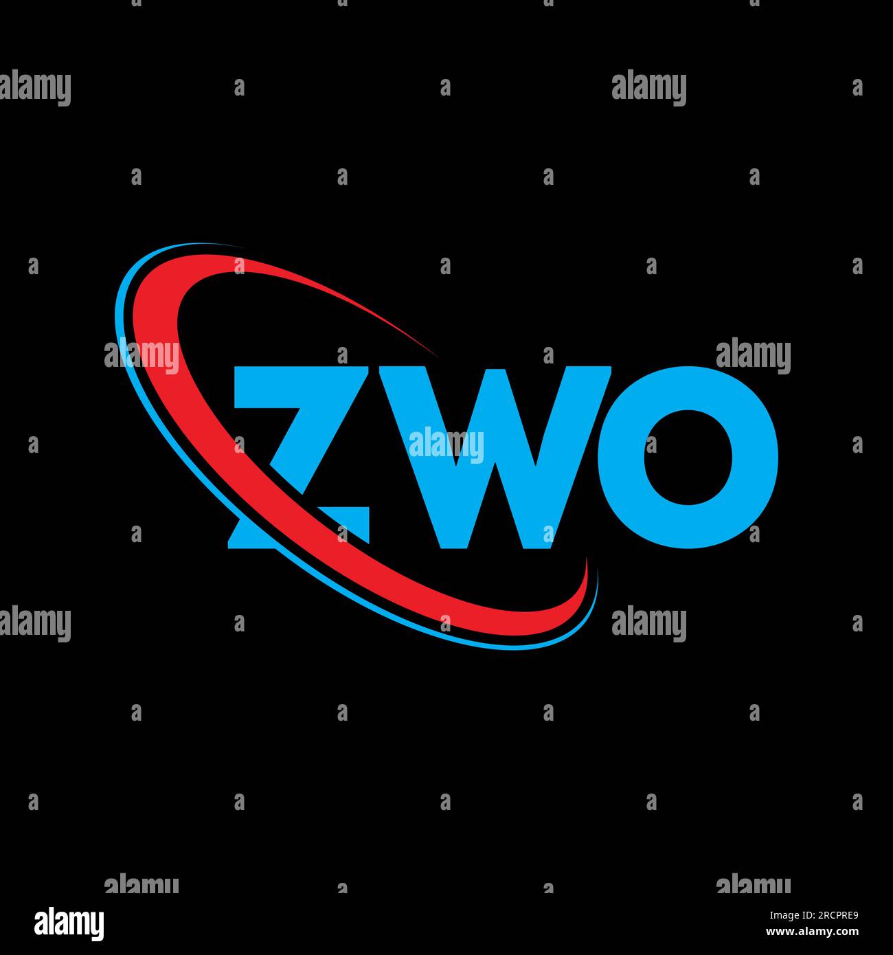 ZWO logo. ZWO letter. ZWO letter logo design. Initials ZWO logo linked ...