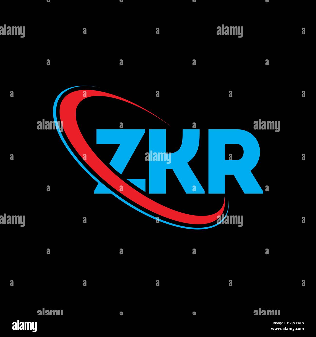 ZKR logo. ZKR letter. ZKR letter logo design. Initials ZKR logo linked ...