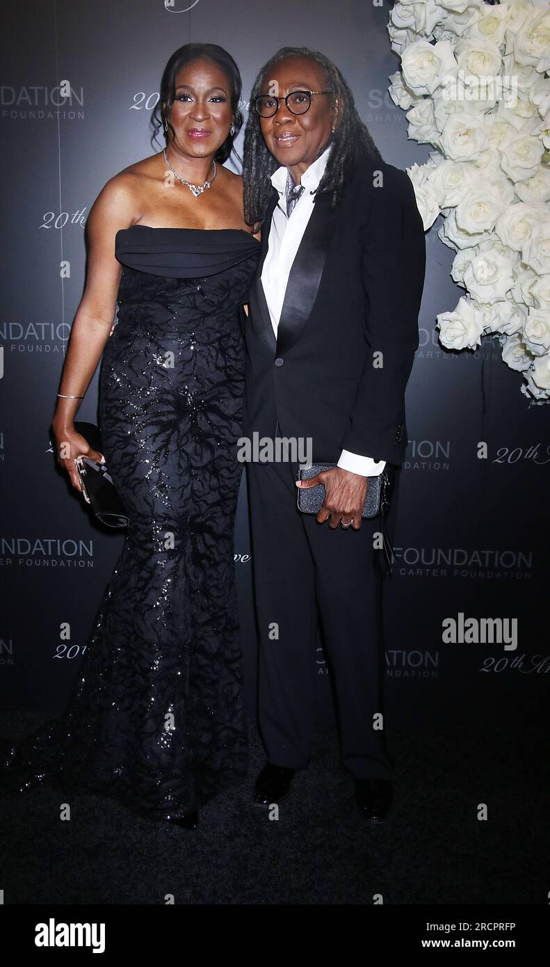 New York, NY, USA. 14th July, 2023. Gloria Carter and Roxanne Wiltshire ...