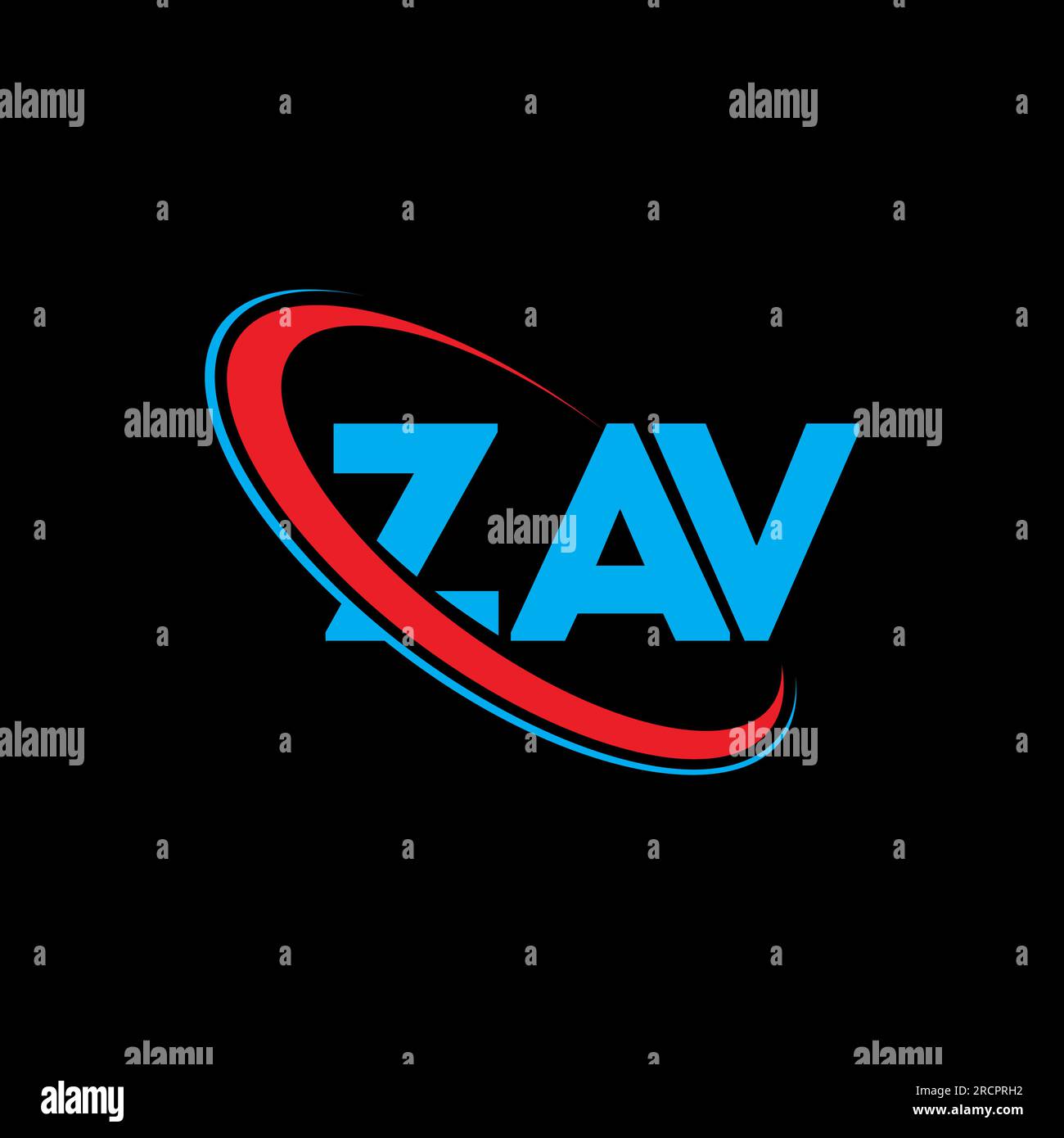 ZAV logo. ZAV letter. ZAV letter logo design. Initials ZAV logo linked ...