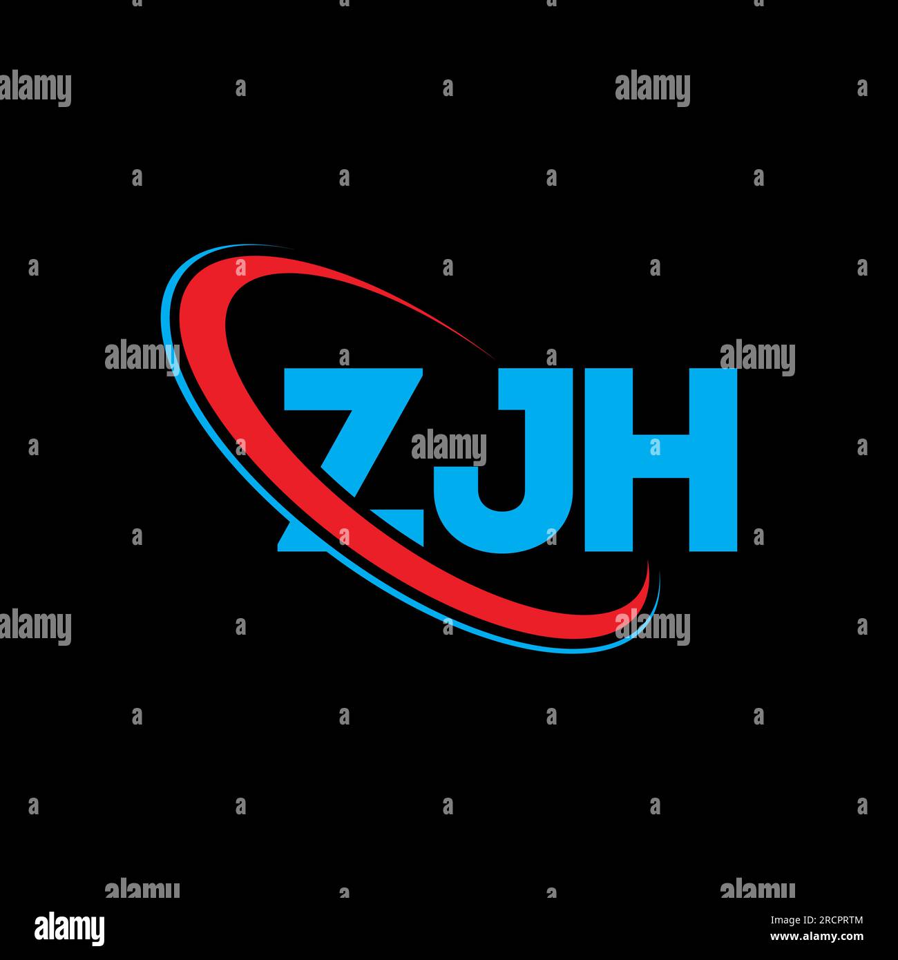 ZJH logo. ZJH letter. ZJH letter logo design. Initials ZJH logo linked ...