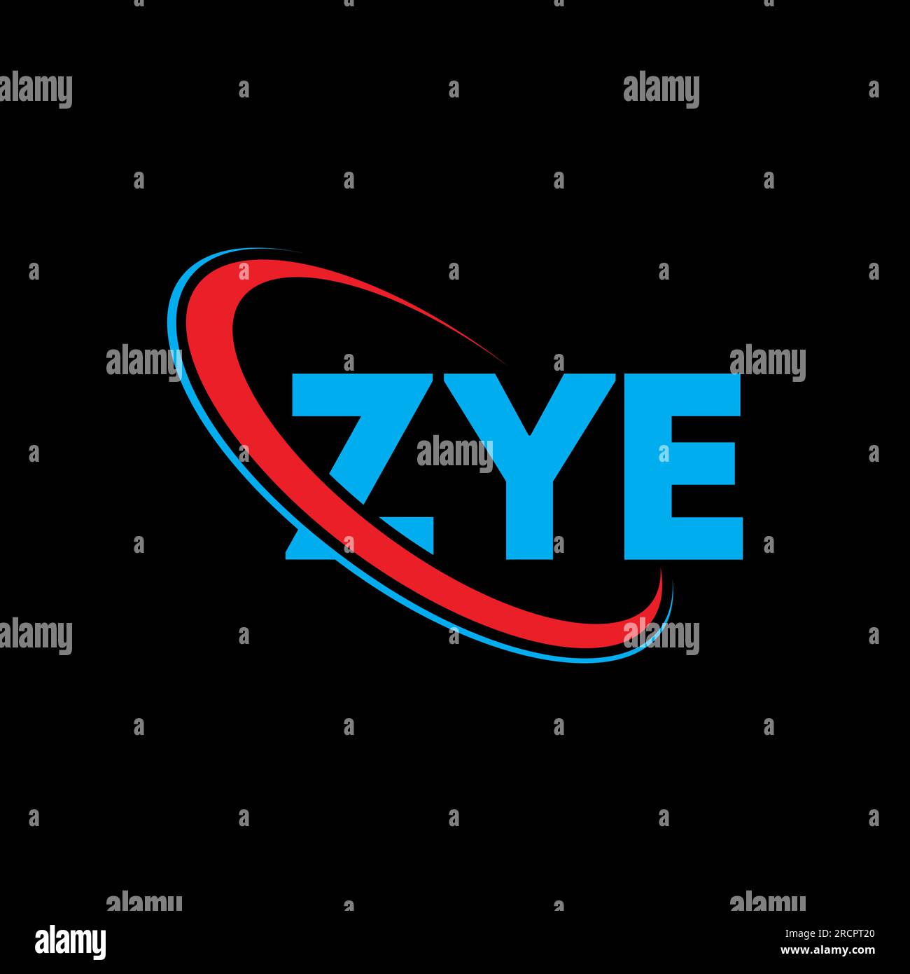 ZYE logo. ZYE letter. ZYE letter logo design. Initials ZYE logo linked ...