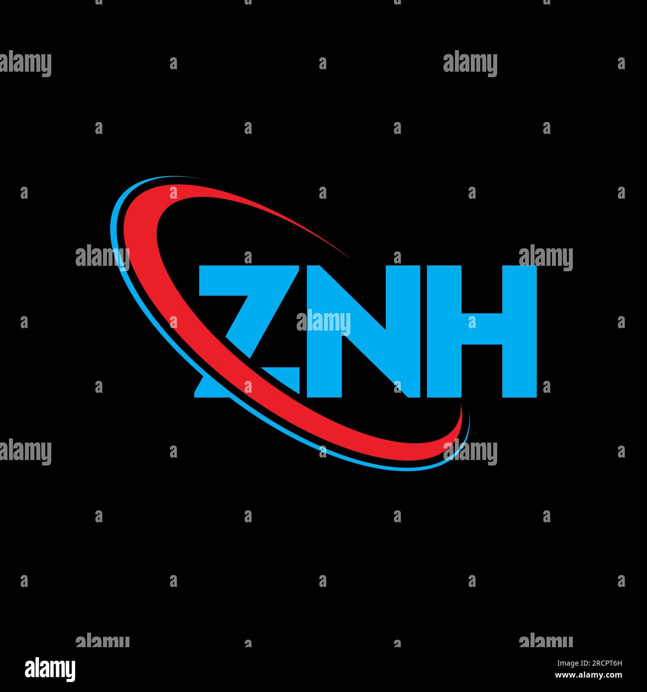 ZNH logo. ZNH letter. ZNH letter logo design. Initials ZNH logo linked ...