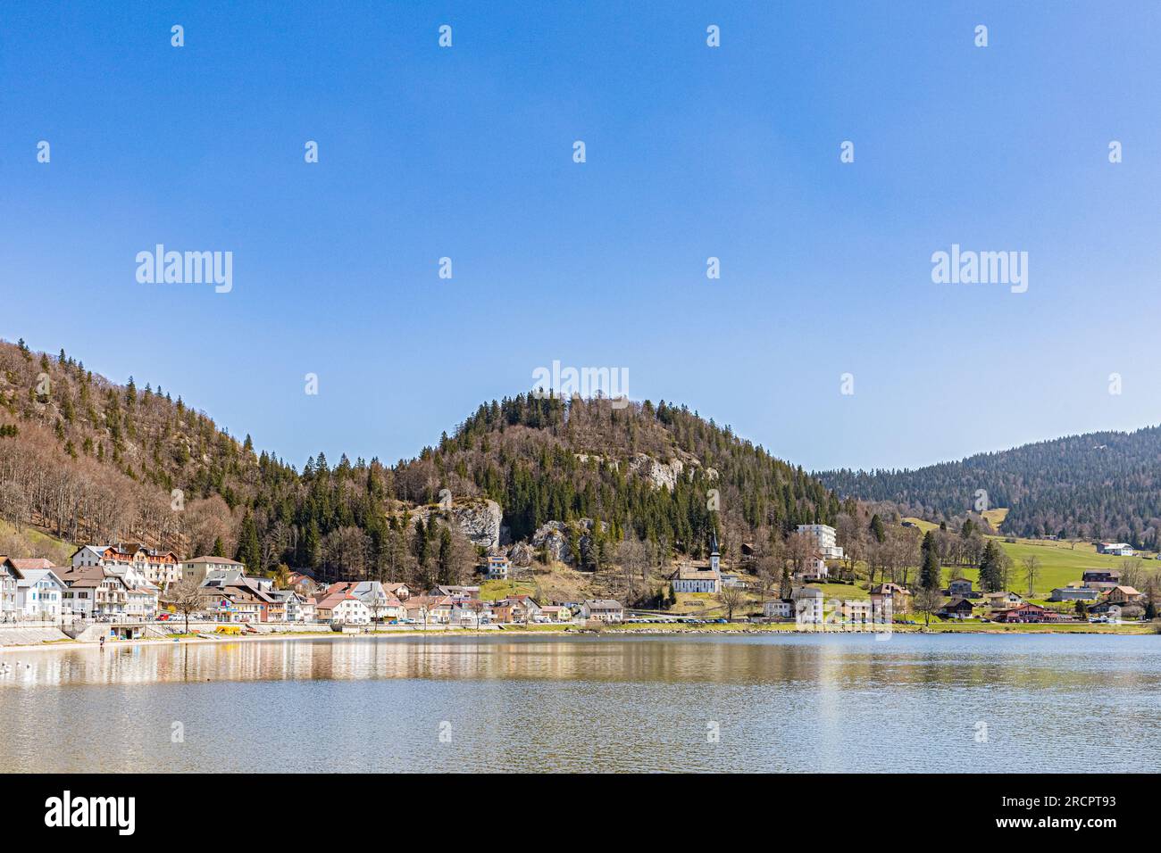 Lac de Joux (Suisse Stock Photo - Alamy