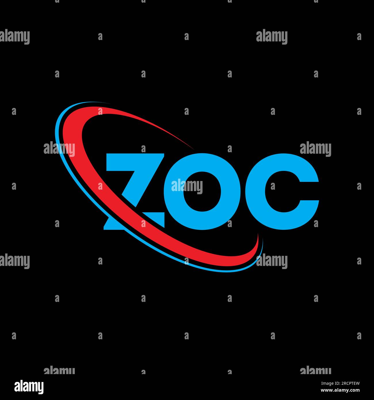 ZOC logo. ZOC letter. ZOC letter logo design. Initials ZOC logo linked with circle and uppercase ...
