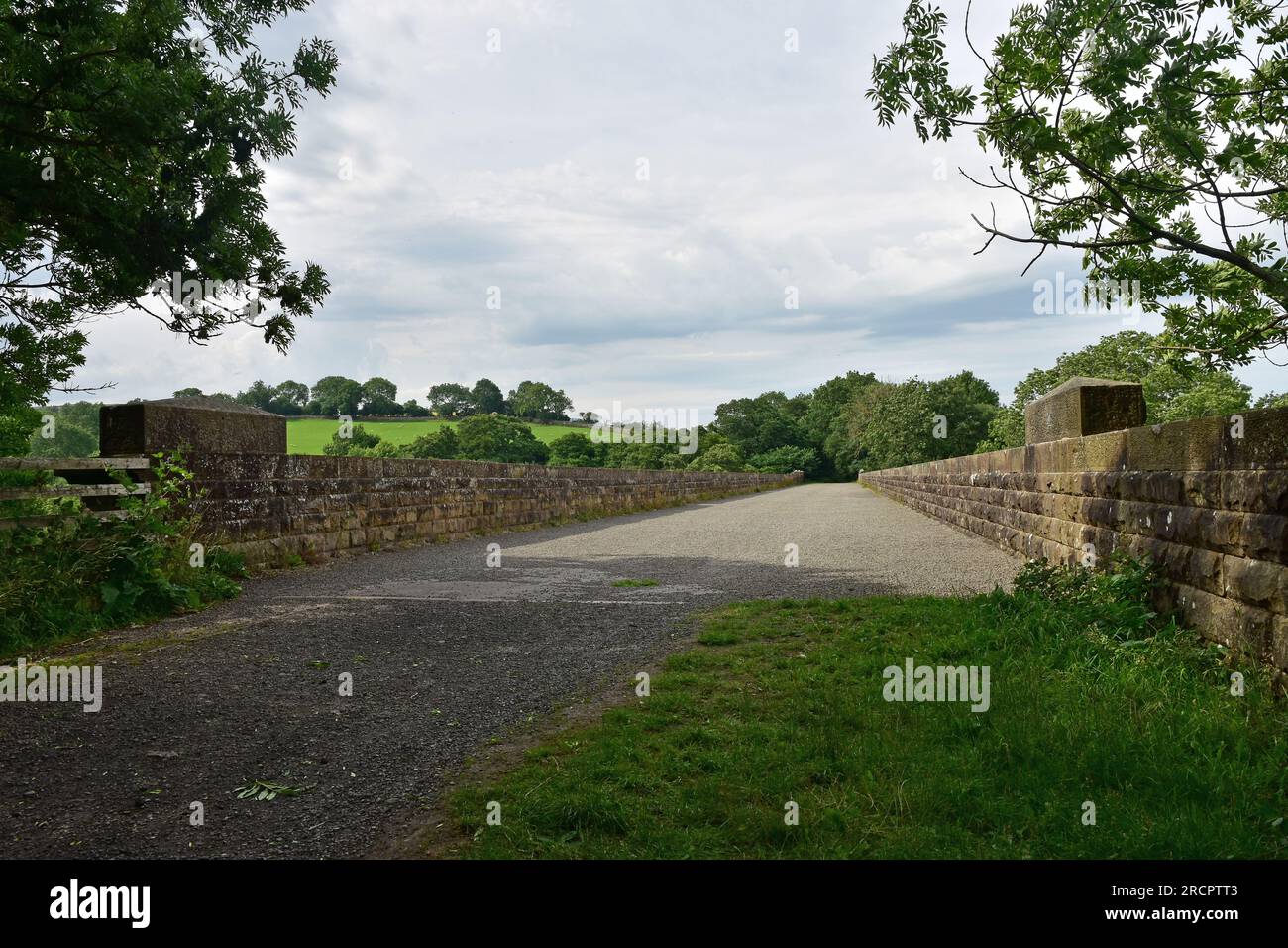 Podgill viaduct, Railway viaduct walk, Kirkby Stephen, Cumbria Stock ...