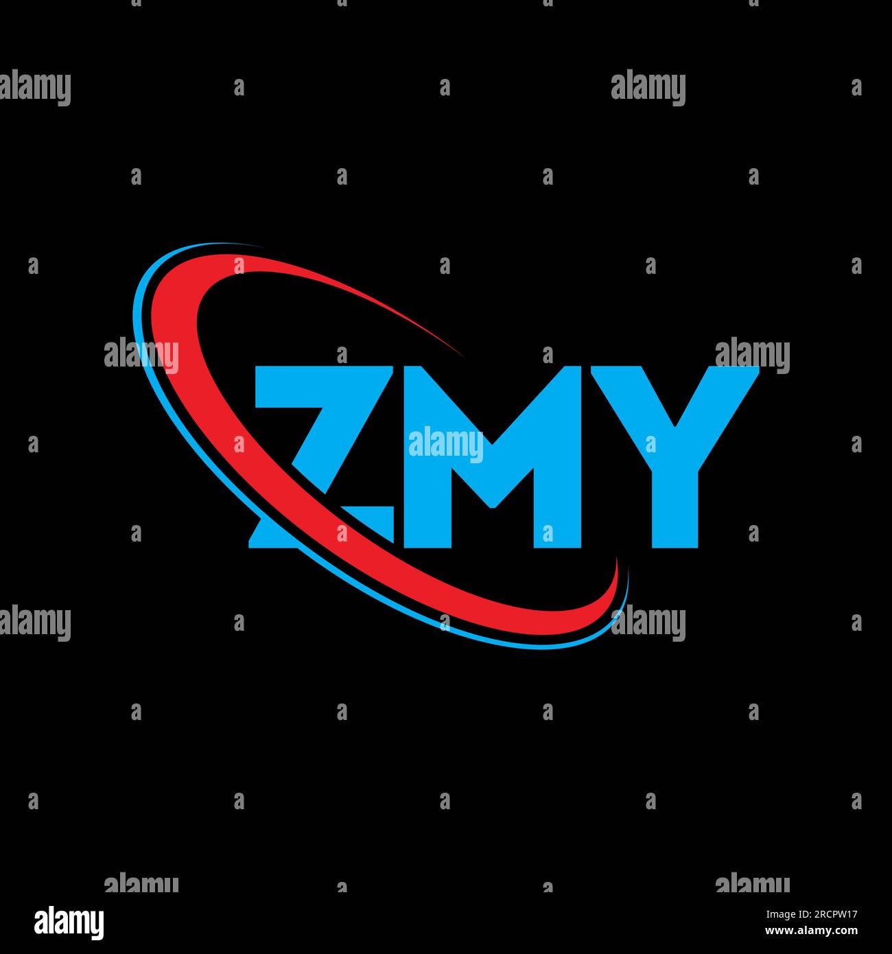 ZMY logo. ZMY letter. ZMY letter logo design. Initials ZMY logo linked ...