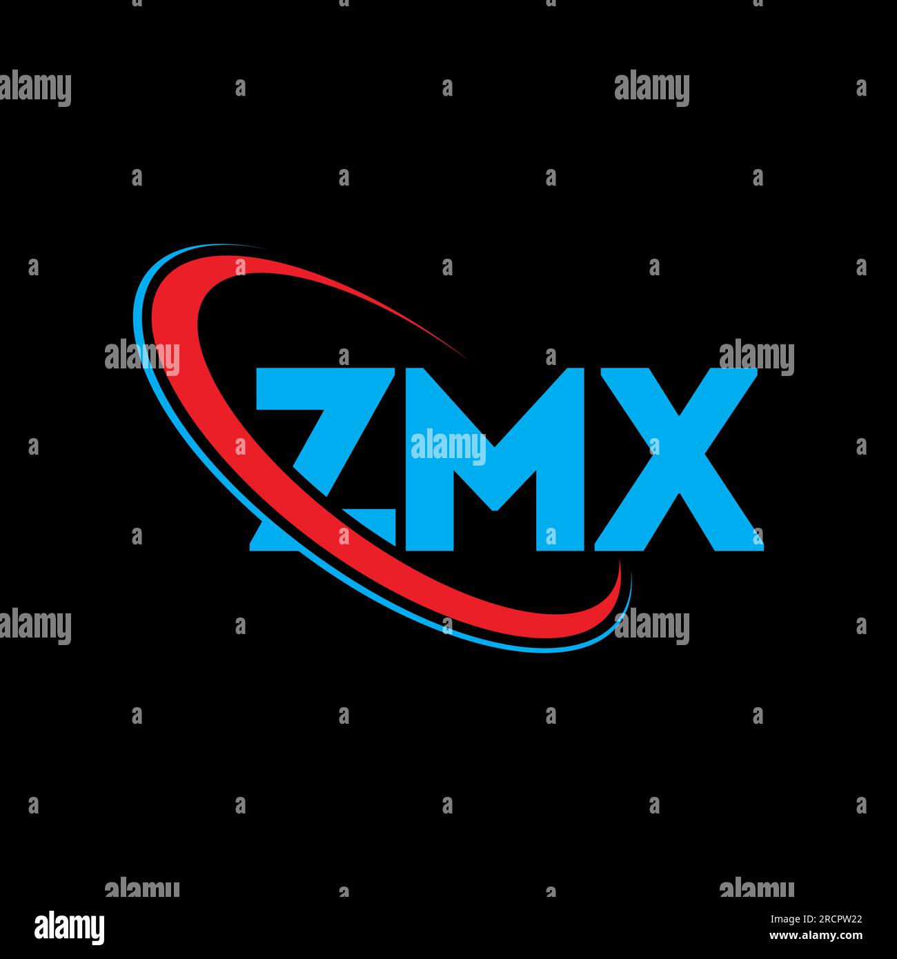 ZMX logo. ZMX letter. ZMX letter logo design. Initials ZMX logo linked ...