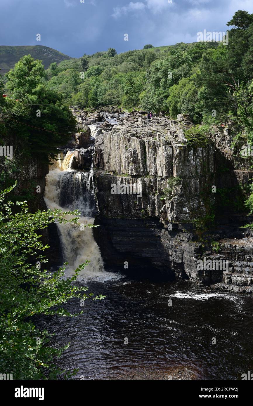 High Force Waterfall, River Tees, Teesdale Stock Photo - Alamy
