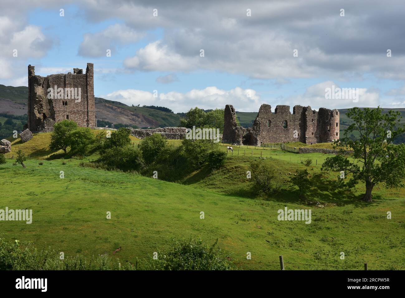 Brough Castle, Brough, Eden Valley Cumbria Stock Photo - Alamy
