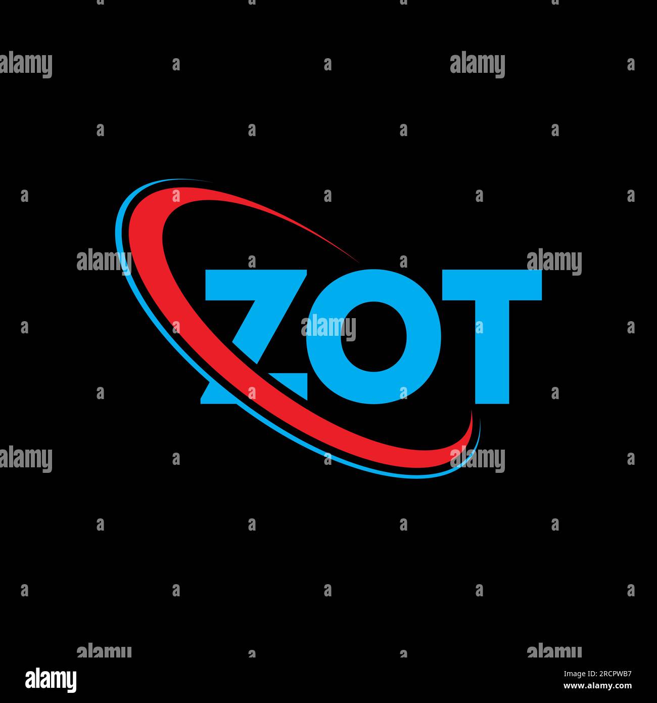 ZOT logo. ZOT letter. ZOT letter logo design. Initials ZOT logo linked ...