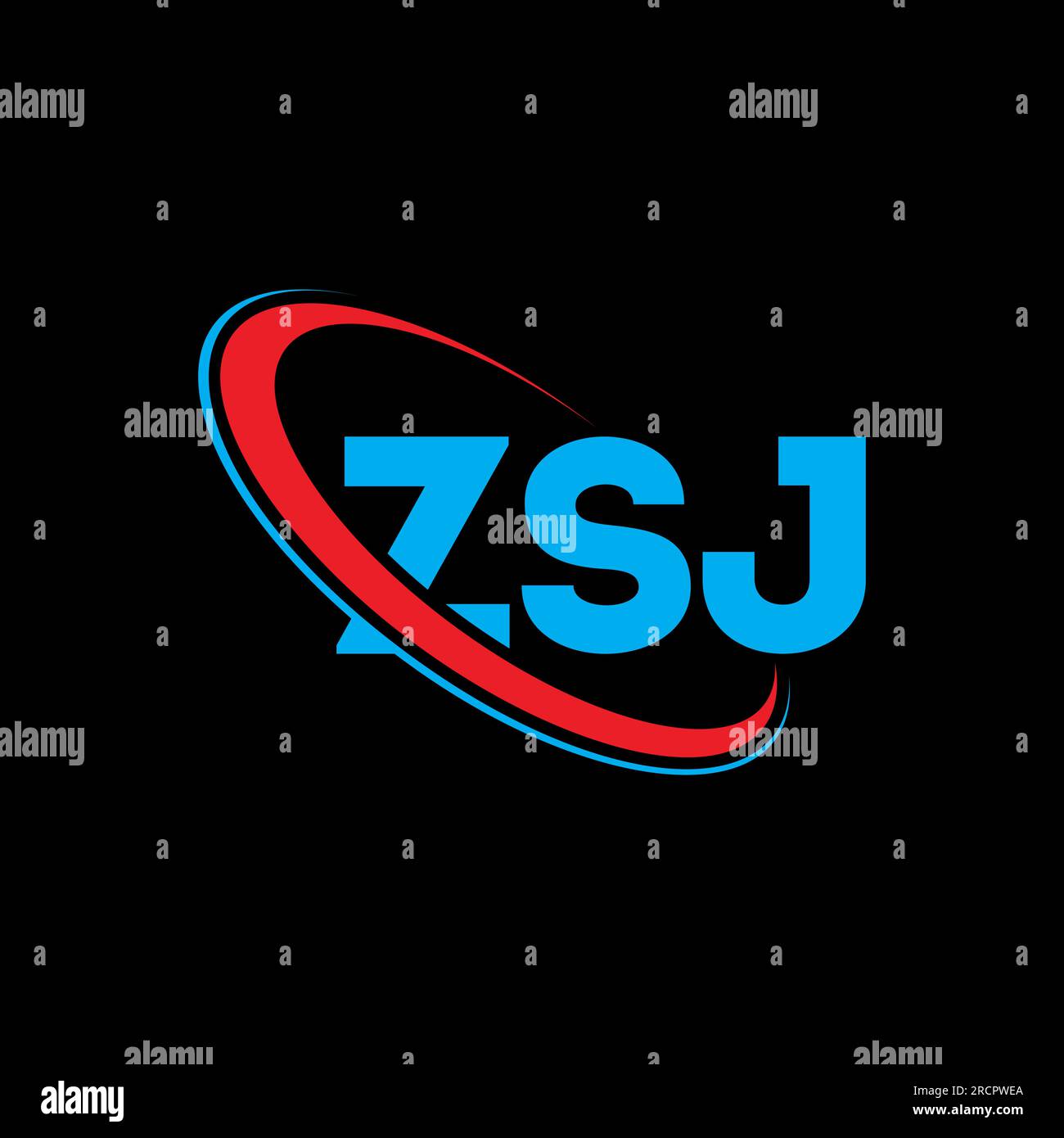 Zsj logo design hi-res stock photography and images - Alamy