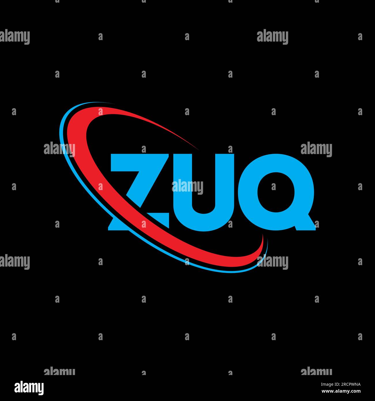 ZUQ logo. ZUQ letter. ZUQ letter logo design. Initials ZUQ logo linked ...