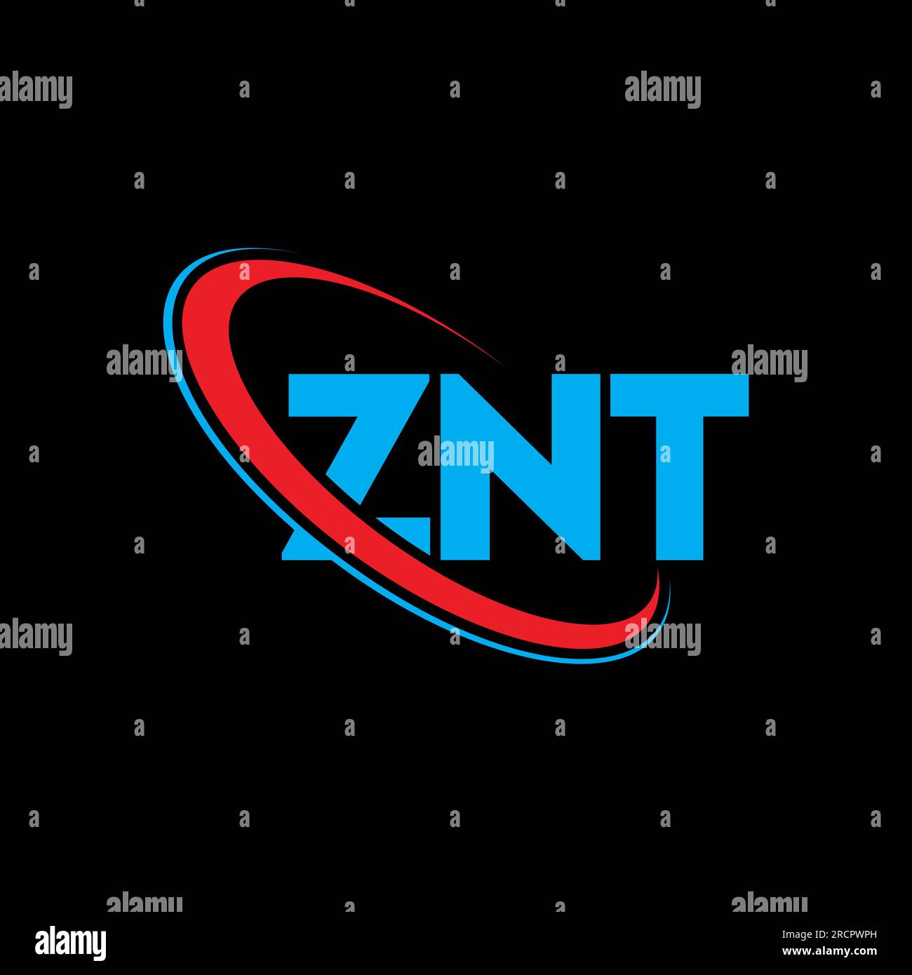 ZNT logo. ZNT letter. ZNT letter logo design. Initials ZNT logo linked ...