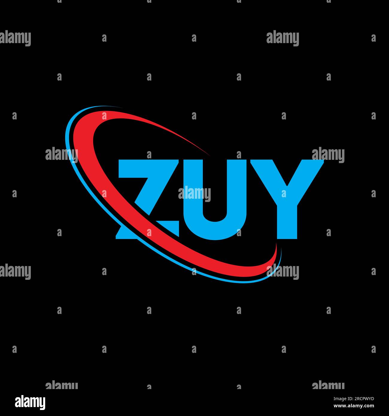 ZUY logo. ZUY letter. ZUY letter logo design. Initials ZUY logo linked ...