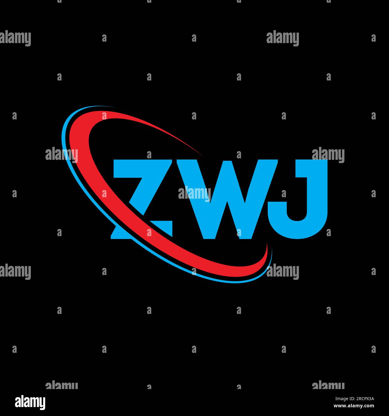ZWJ logo. ZWJ letter. ZWJ letter logo design. Initials ZWJ logo linked ...
