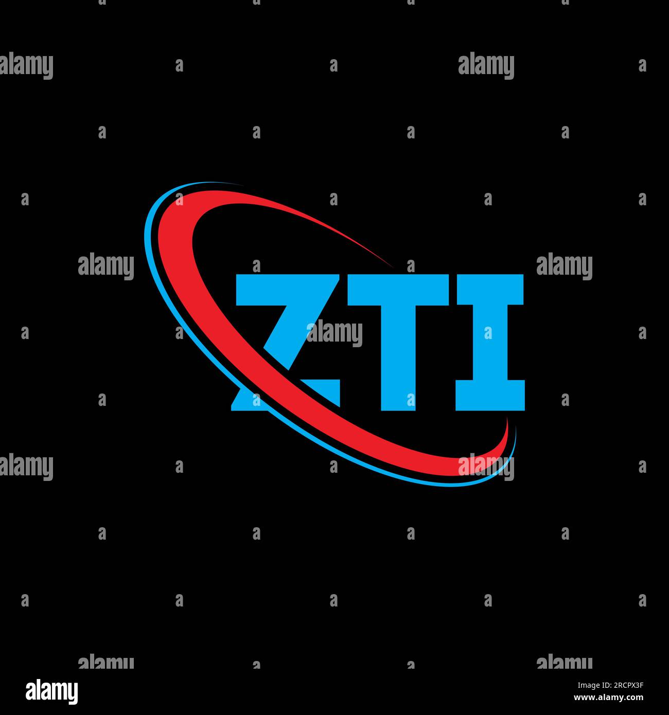 ZTI logo. ZTI letter. ZTI letter logo design. Initials ZTI logo linked ...