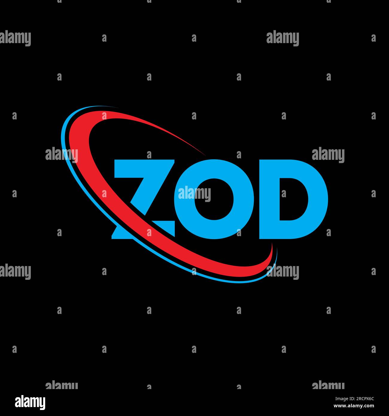 ZOD logo. ZOD letter. ZOD letter logo design. Initials ZOD logo linked ...