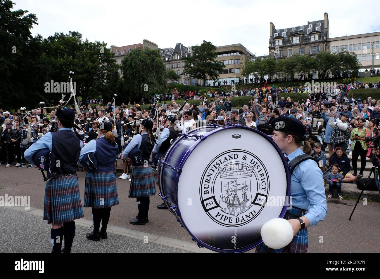 Edinburgh, Scotland, UK. 16th July, 2023. Edinburgh Princes Street is ...