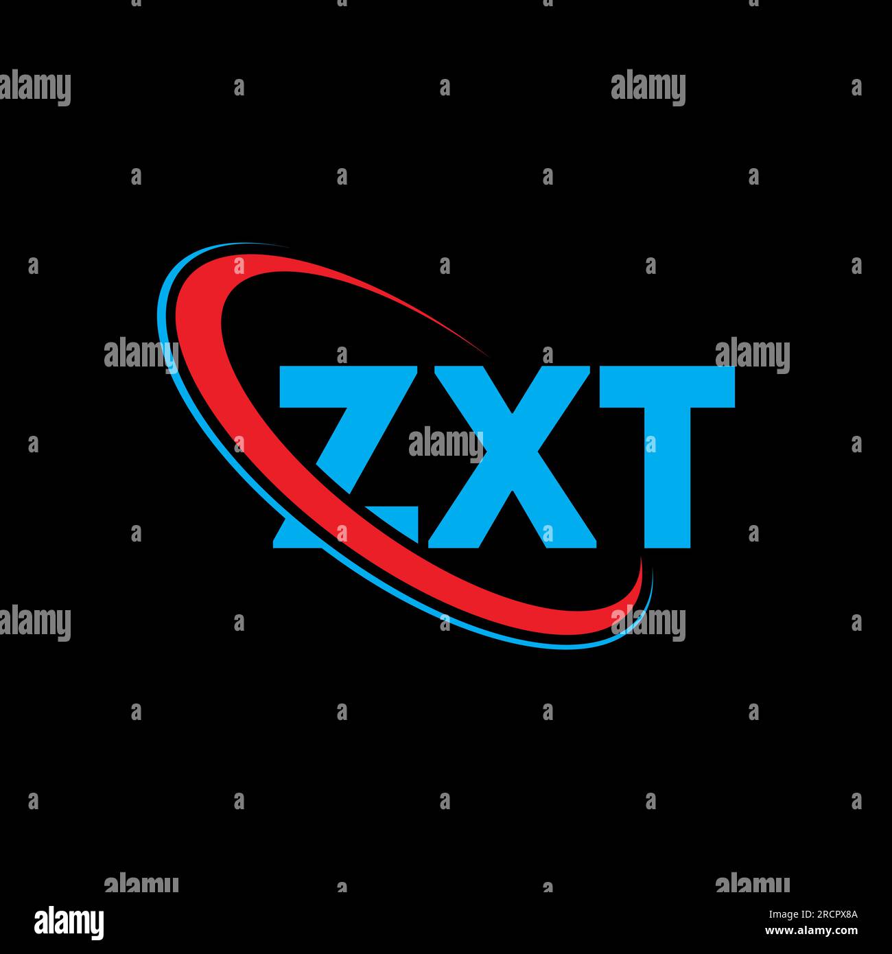 ZXT logo. ZXT letter. ZXT letter logo design. Initials ZXT logo linked ...