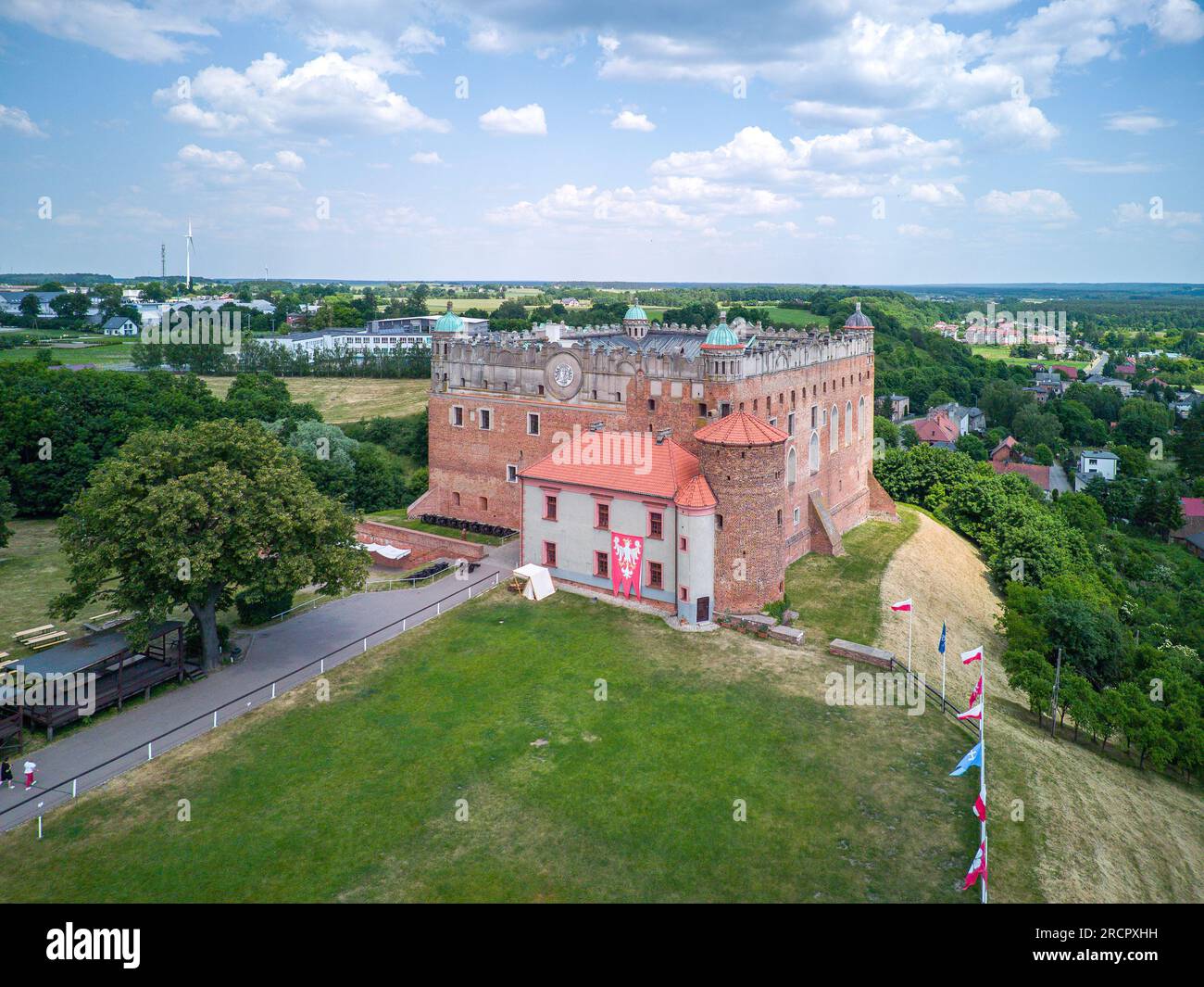 Medieval castle in the town of Golub - Dobrzyn, Poland Stock Photo - Alamy