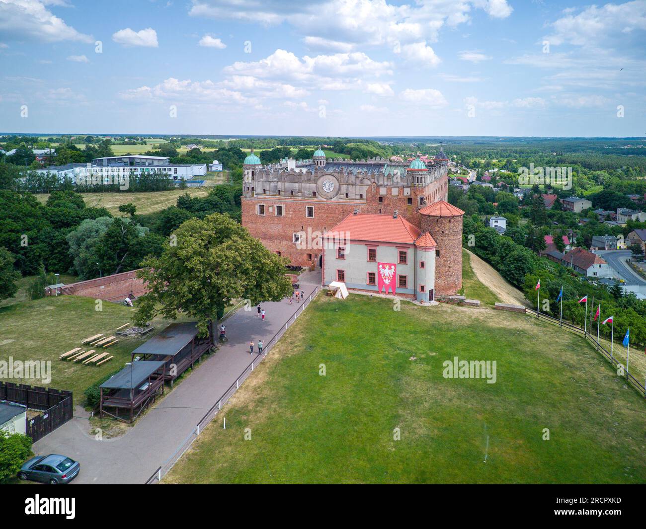 Medieval castle in the town of Golub - Dobrzyn, Poland Stock Photo - Alamy