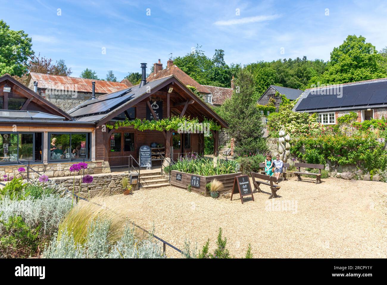 Family attraction food the garlic farm shop and restaurant mersl hi-res ...