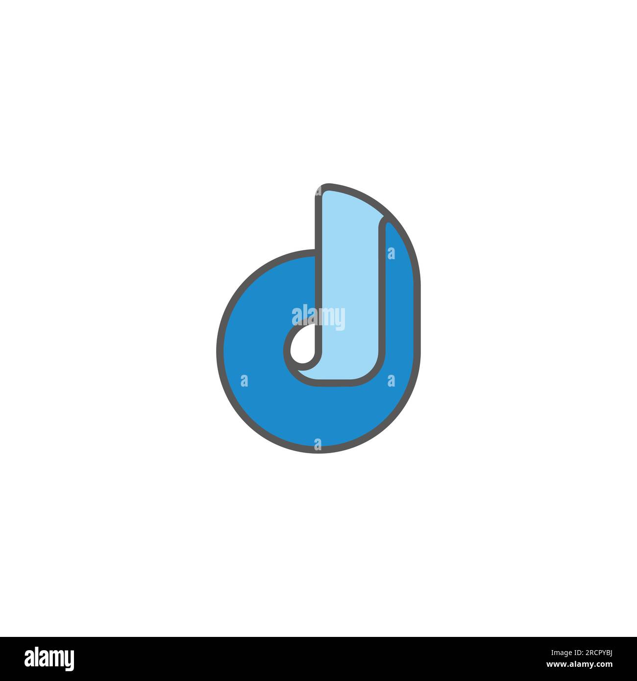 letter id circle colorful 3d roll logo vector Stock Vector Image & Art ...