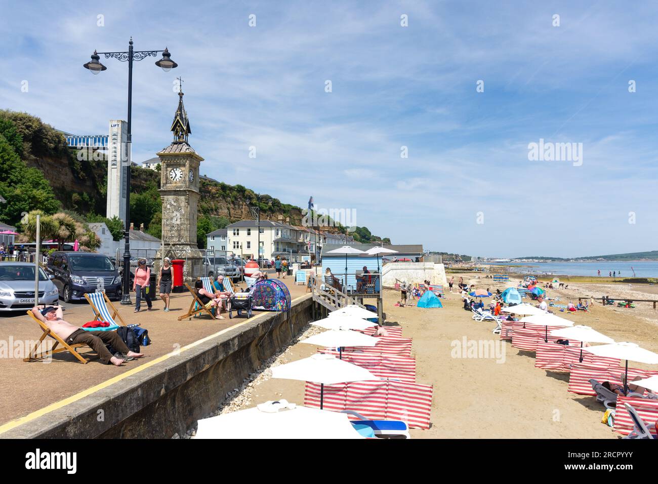 Clock tower shanklin isle of wight hi-res stock photography and images ...