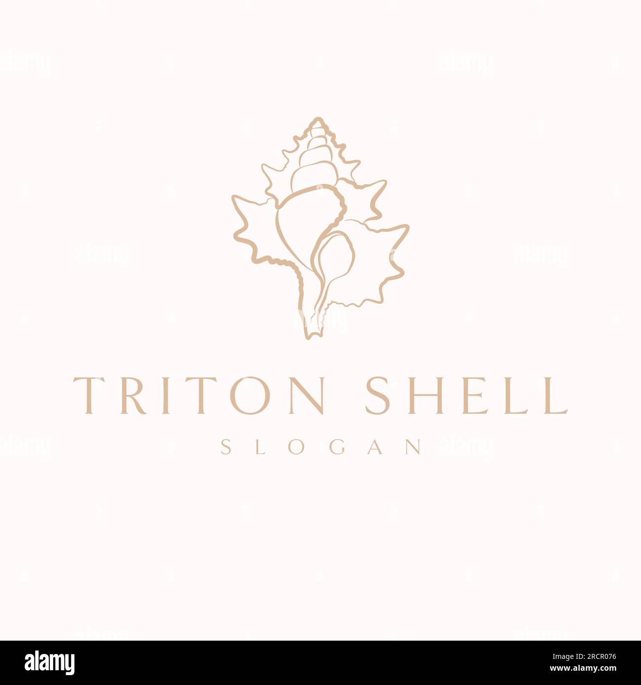 Triton shell background Stock Vector Images - Alamy