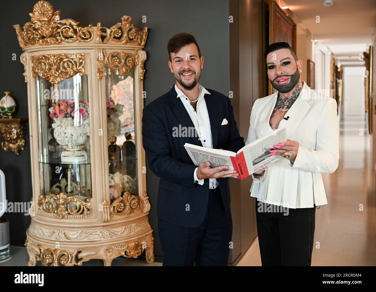 Berlin, Germany. 15th July, 2023. Fashion designer Harald Glööckler and ...
