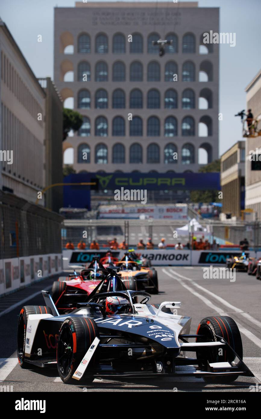 July 15, 2023, Rome, Italy/Rome, Italy: Formula E compete in race 1 ...
