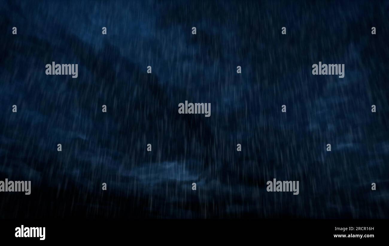 night rain - dark nice bg - photo of nature Stock Photo - Alamy