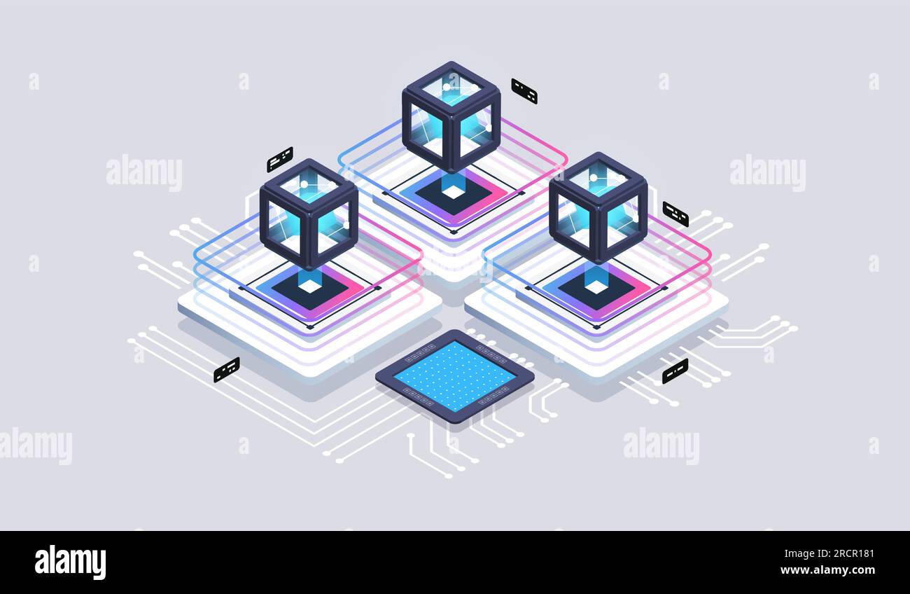 Digital workplace solution Stock Vector Images - Alamy