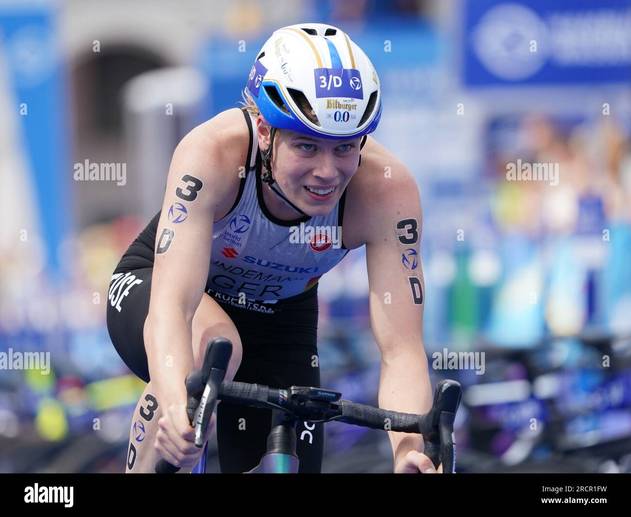 Hamburg, Germany. 16th July, 2023. Triathlon: ITU World Triathlon ...