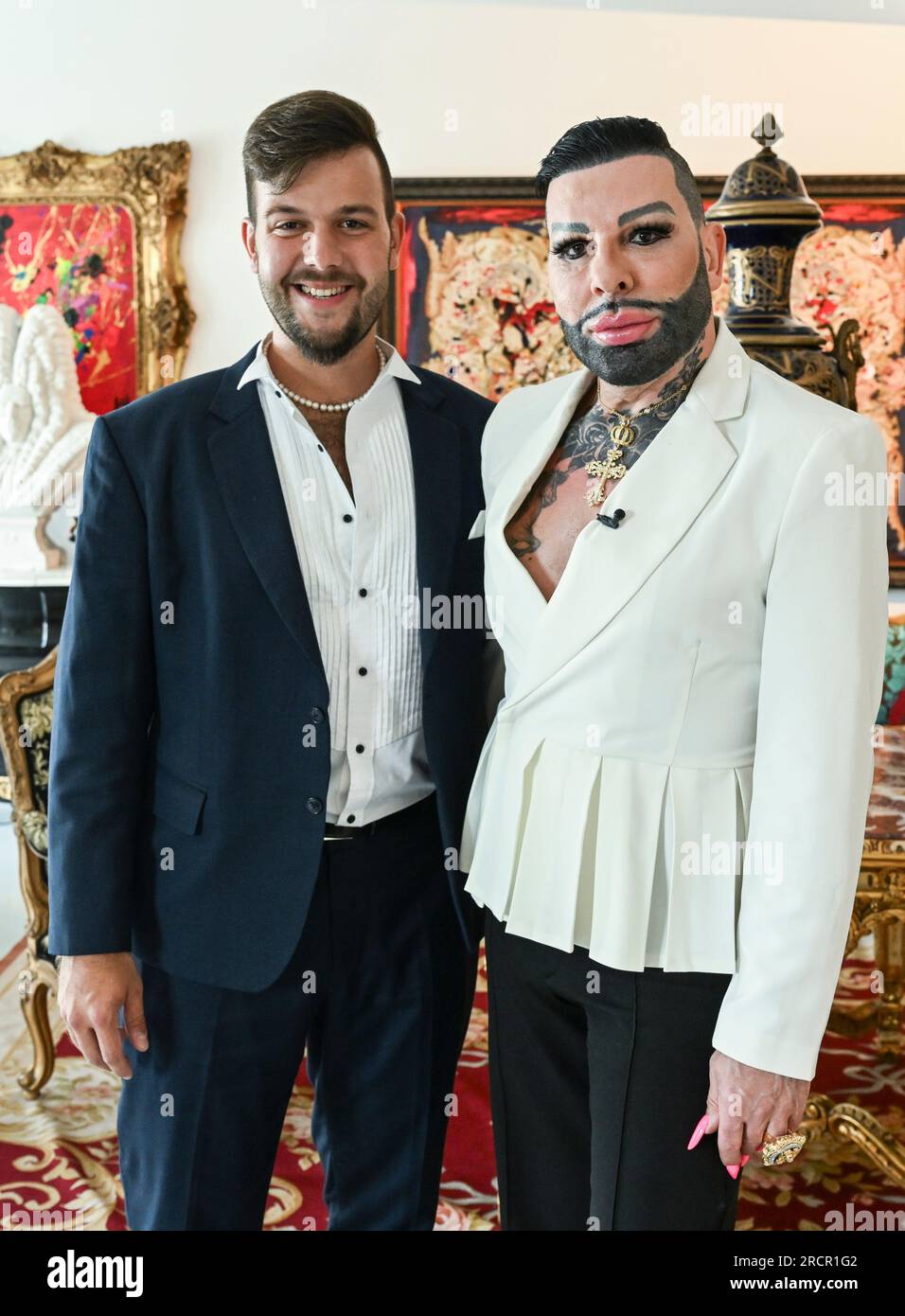 Berlin, Germany. 15th July, 2023. Fashion designer Harald Glööckler and ...