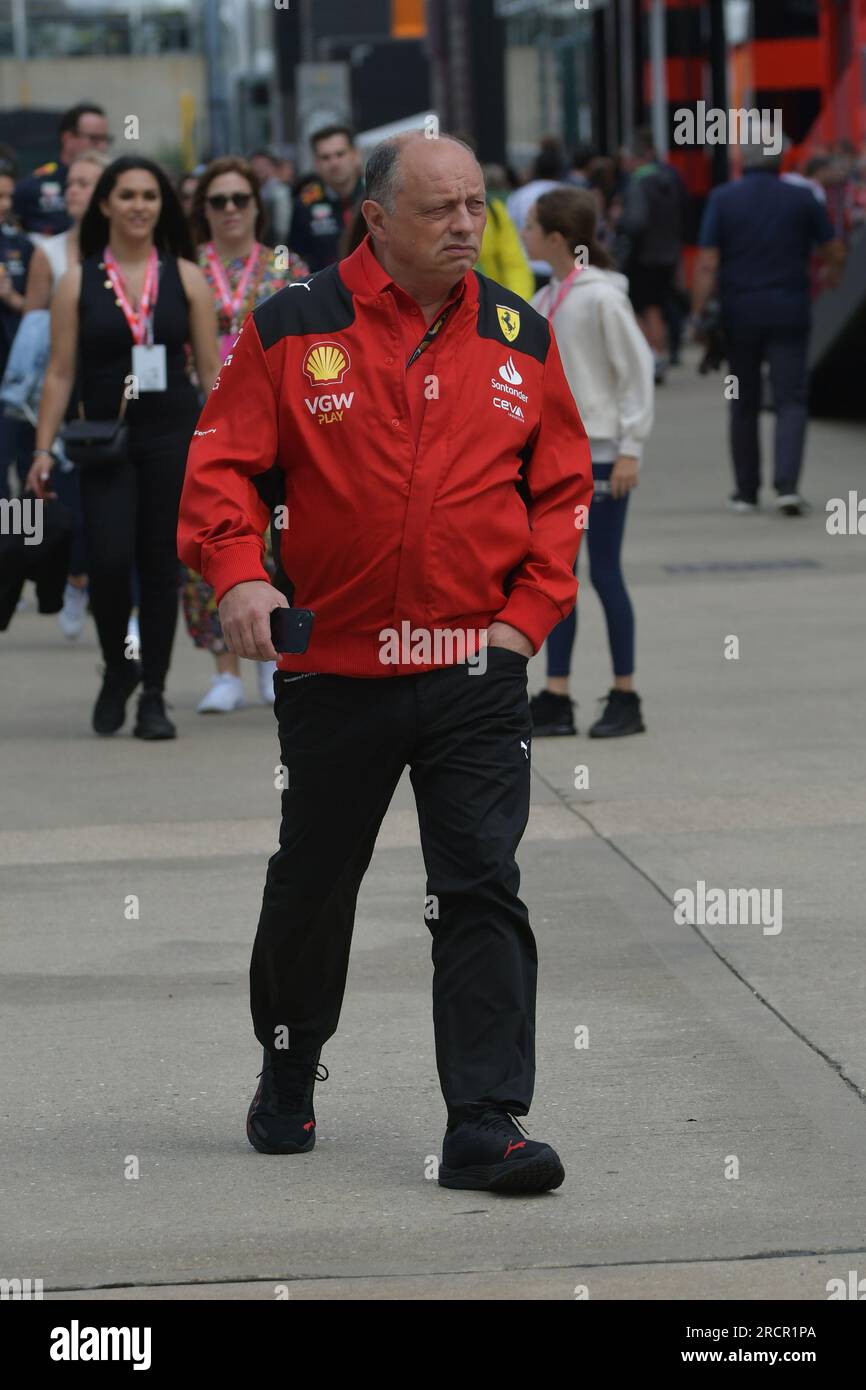 Frederic Vasseur Ferrari F1 team principal Stock Photo - Alamy