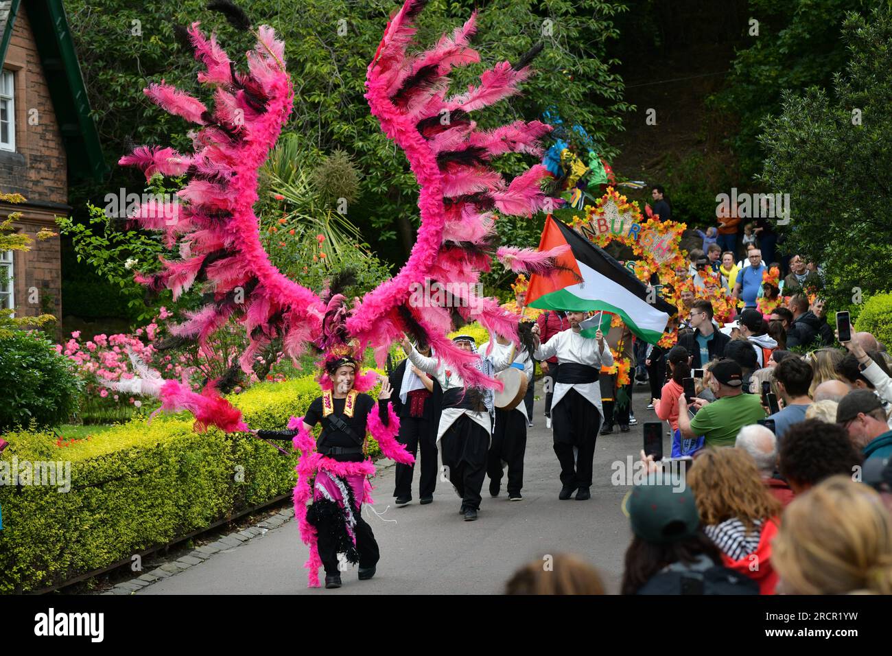 Edinburgh Scotland, UK 16 July 2023. Edinburgh Festival Carnival 2023 ...