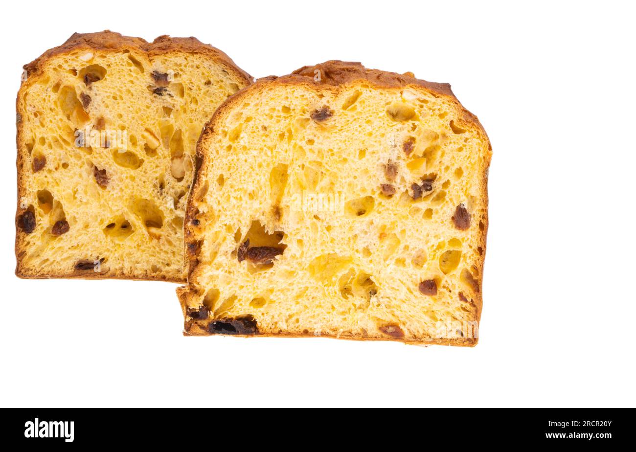 panettone isolated on white background Stock Photo - Alamy