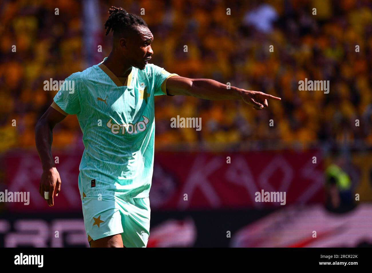 Prague, Czech Republic. 16th July, 2023. Friendly football match: SK ...